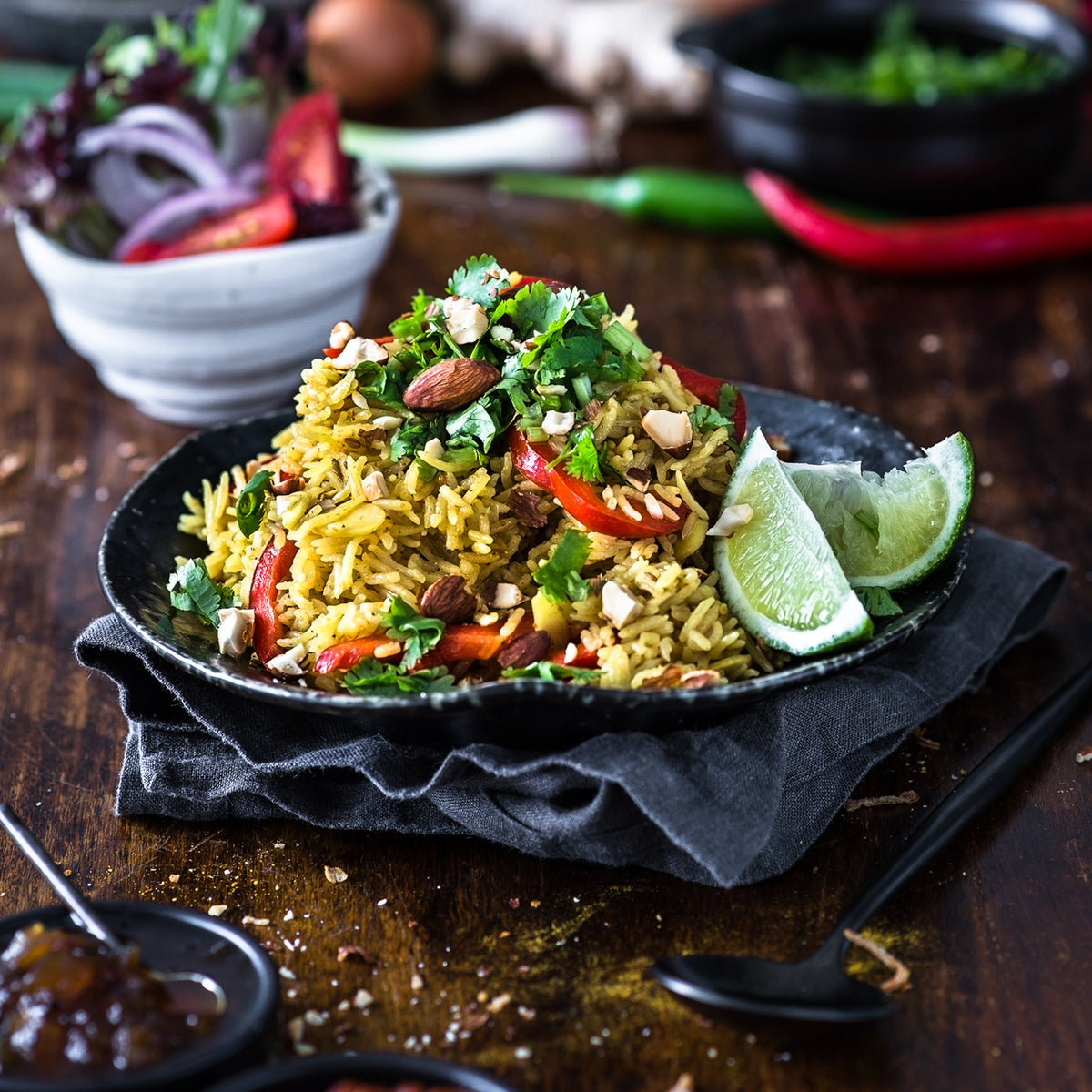 Majestic Almond Cumin Pilaf Rice - TURBAN CHOPSTICKS
